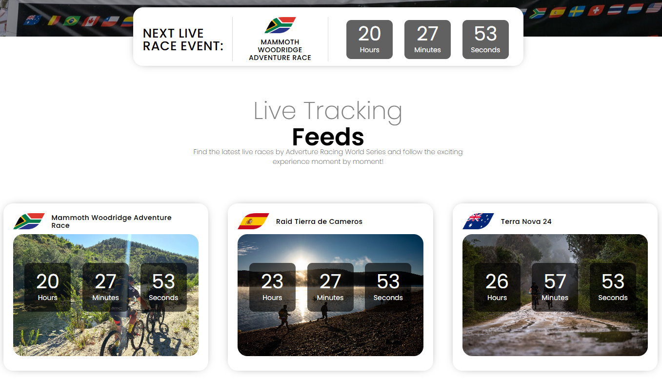 Live Tracking | Adventure Racing World Series - ARWS